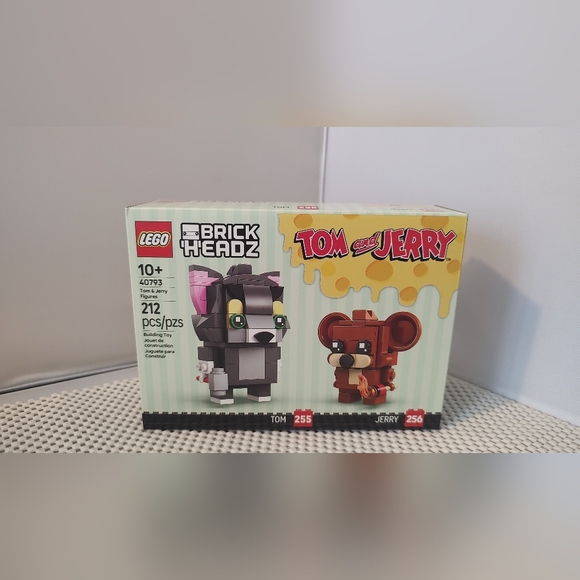 Lego | Toys | Lego Brick Headz 4793 Tom Jerry Figures Building Toy ...